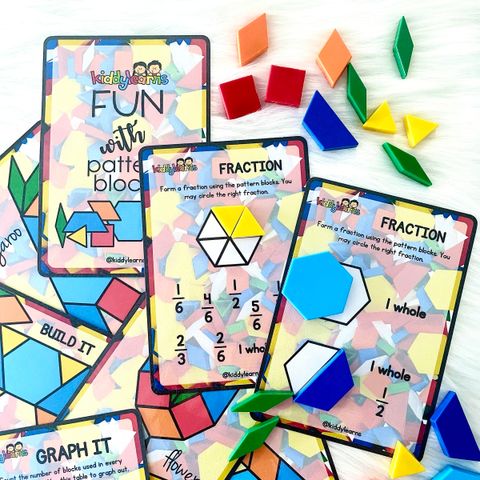 Fun with Pattern Blocks – Kiddylearns 👧🏻👦🏻