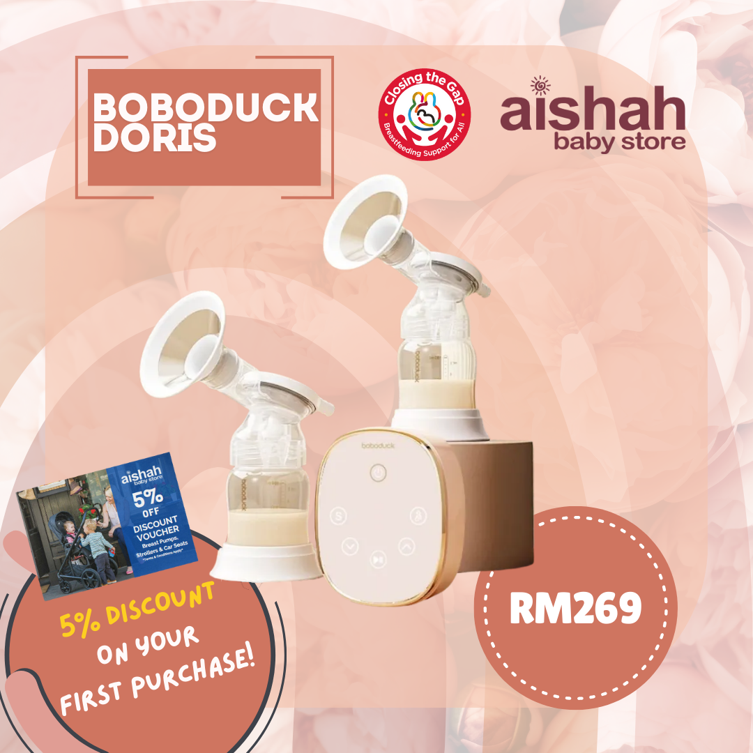 Boboduck Doris Double Rechargeable Breastpump – Aishah Baby Store