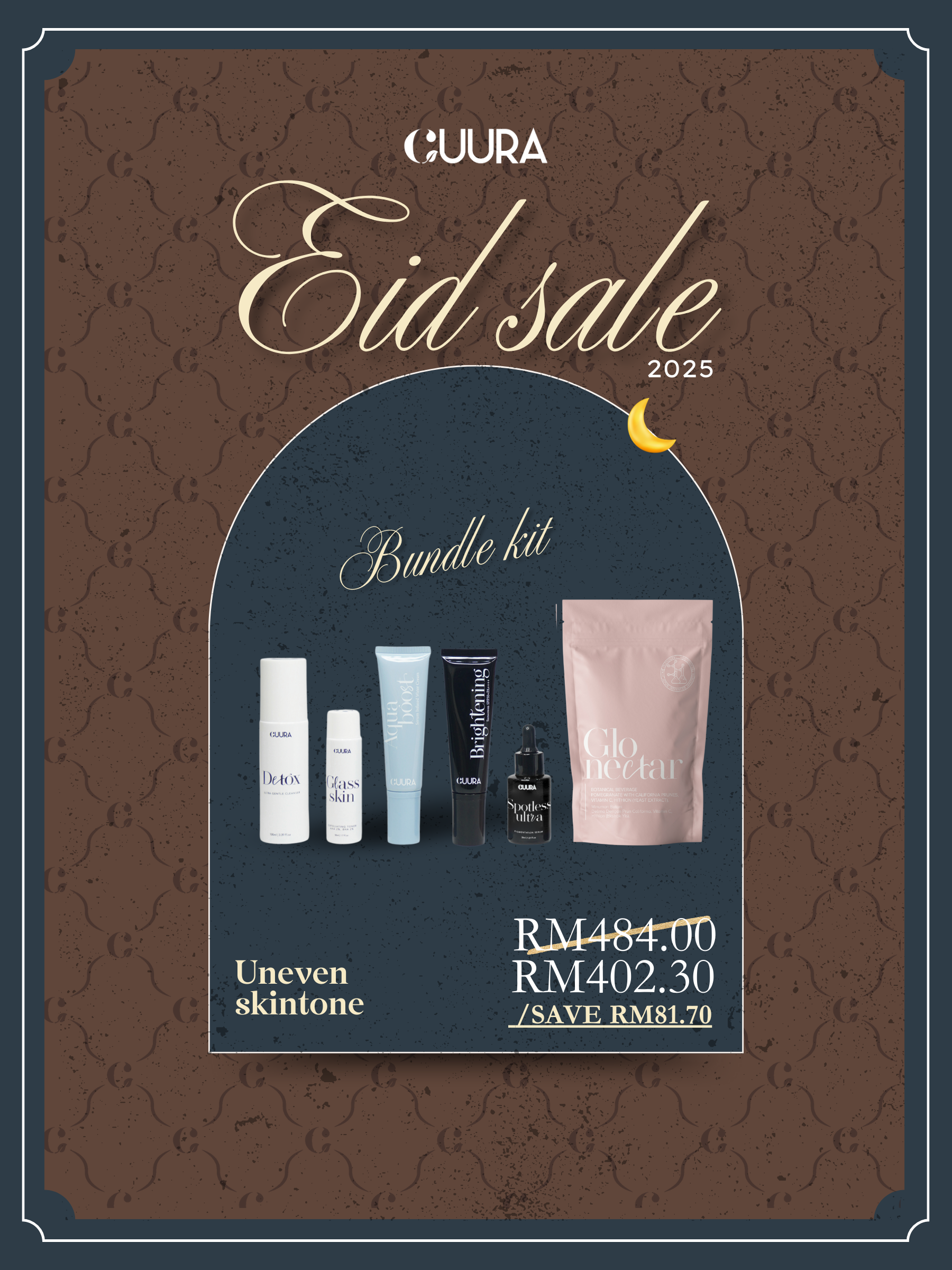 Cuurated Bundle Kit - Uneven Skin Tone – Cuura Malaysia Sdn Bhd