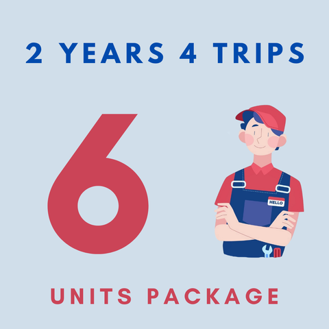 YEARLY AIR CONDITIONER SERVICE 6 WM UNIT PACKAGE – eBoy