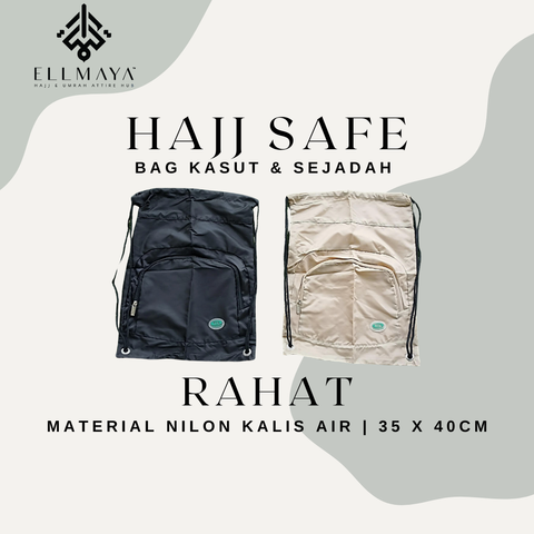 ELLMAYA: Hajj Safe Hajj & Umrah -Travel Shoe & Prayer Mat Bag – Butik ...