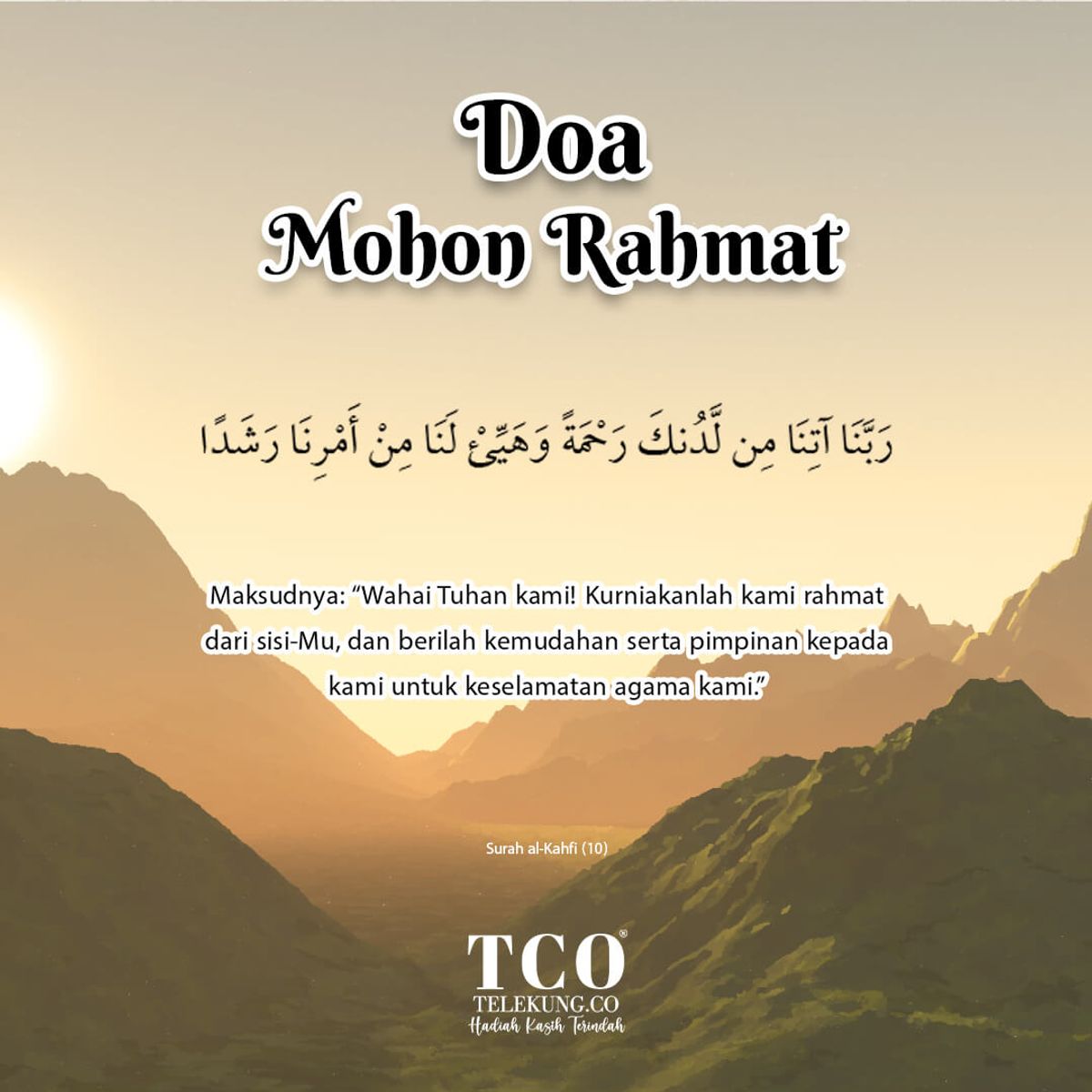 Doa Mohon Rahmat – Telekung TCO