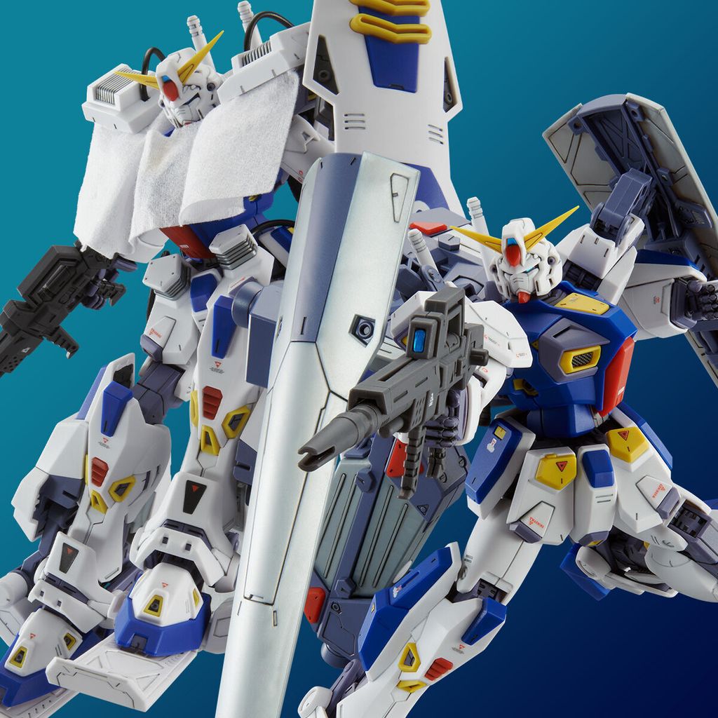 P-Bandai MG 1/100 Gundam F90 Mission Pack C Type & T Type Model kits ...