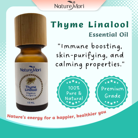 Thyme Linalool Essential Oil 15ml – Nature Mori Scent