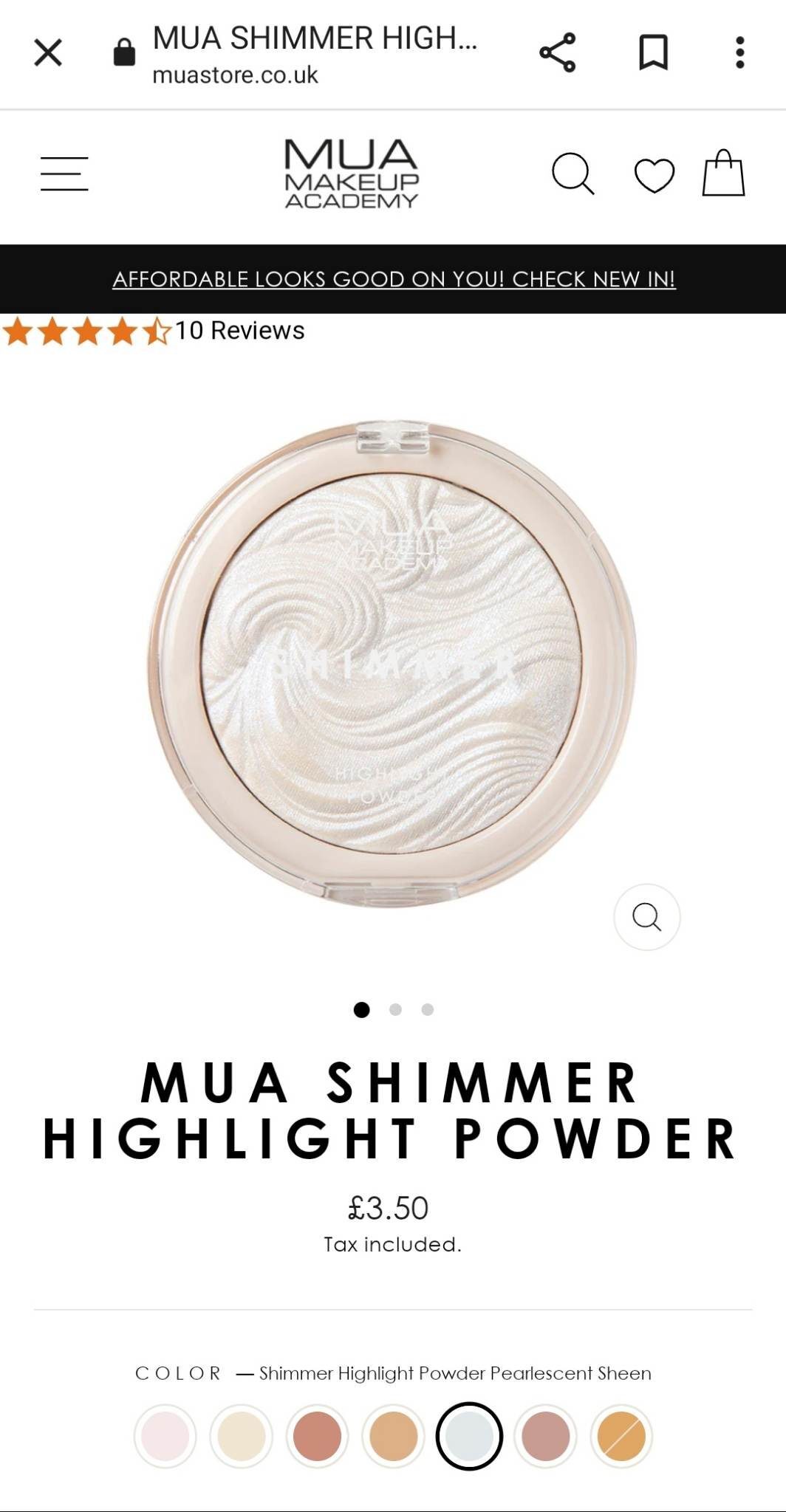 MUA Make Up Academy Shimmer Highlights Powder – Livelyhood Mall