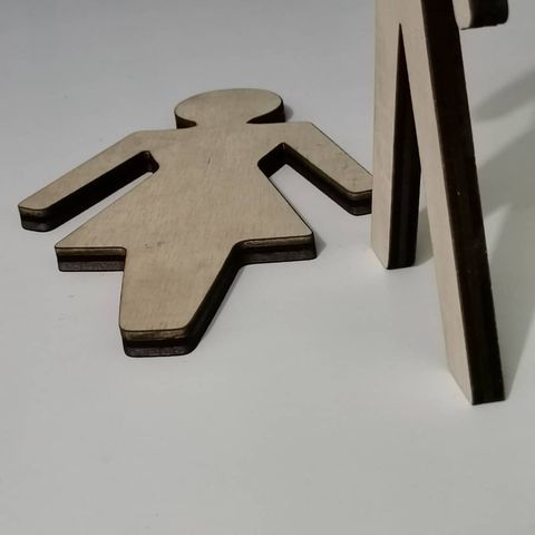 TOILET SIMBOL SIGN / 3D TOILET SIGN / SIGN TANDAS LELAKI DAN PEREMPUAN ...