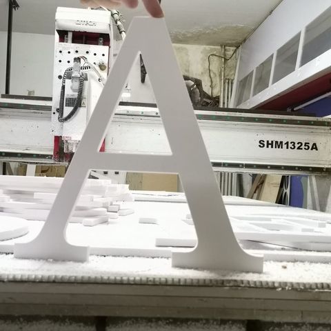 PVC 3D LETTERING. TULISAN TIMBUL PVC COLOR PUTIH – Youneestore