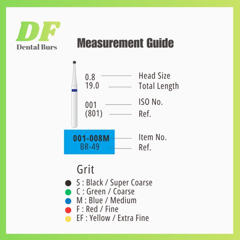 DF Dia-Bur Depth Marking (Medium Grit) – NTC Mall by NTC Dental ...
