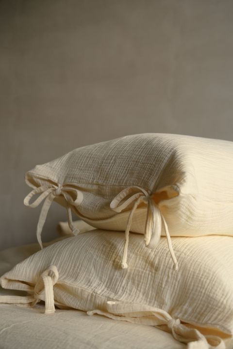 60支 三層紗 綁帶式枕套 – Favra