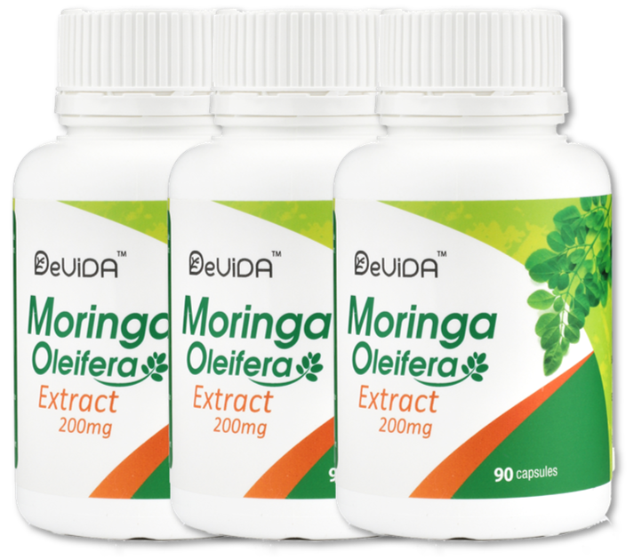 【PRE-ORDER】DeViDA® Moringa Oleifera Extract 200mg (90 Caps) – Manfort ...