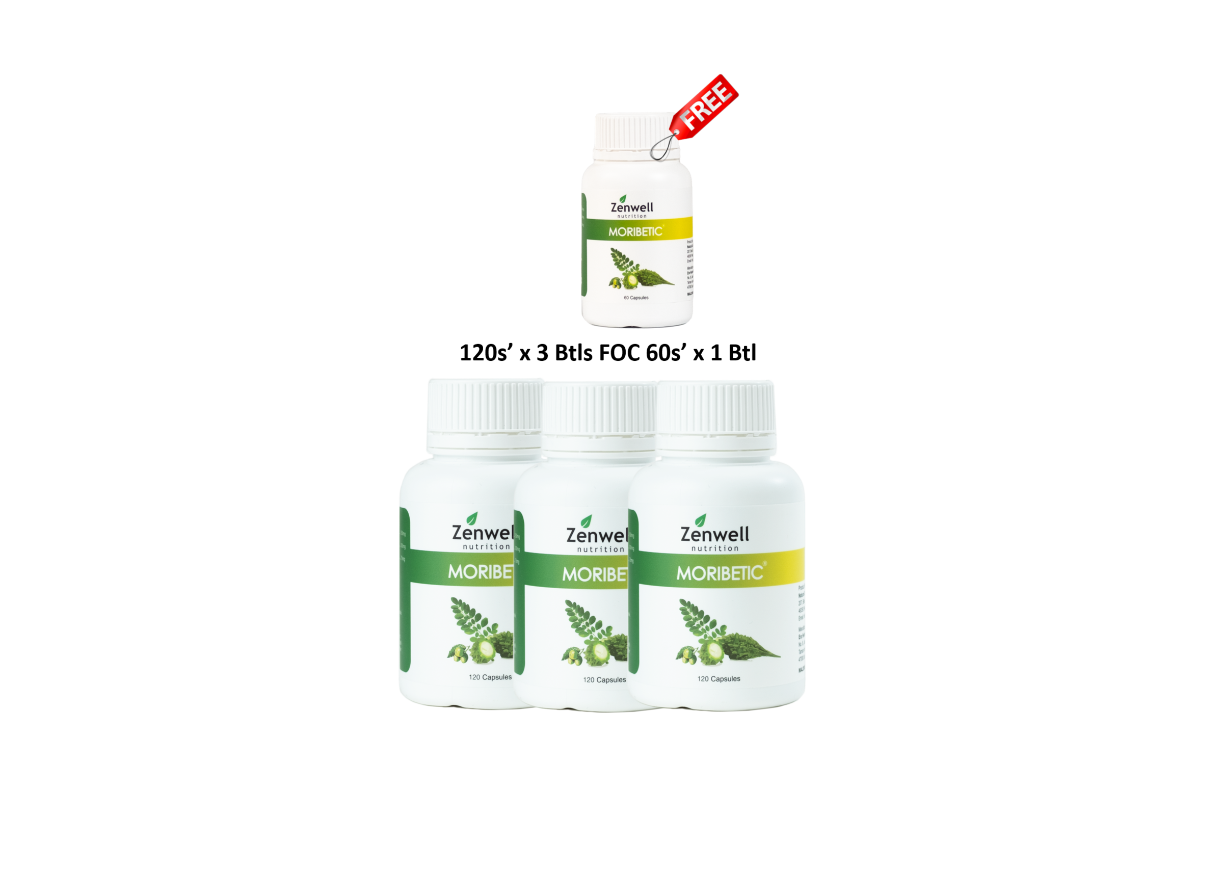 Zenwell® nutrition MORIBETIC® 360mg (120 Caps) – Manfort Laboratories