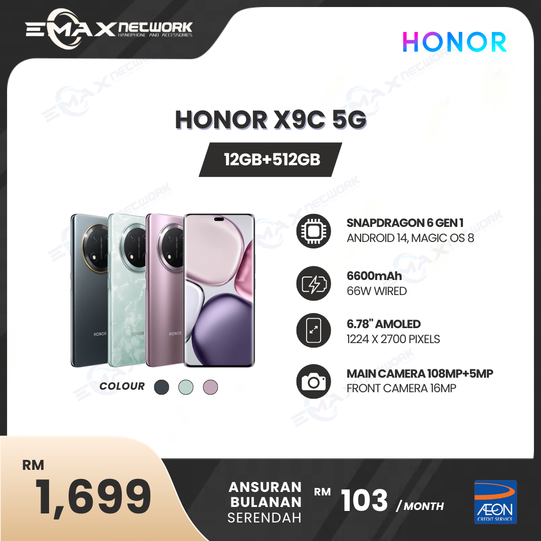 HONOR X9C 5G (12GB+512GB) – EMAX NETWORK SDN BHD