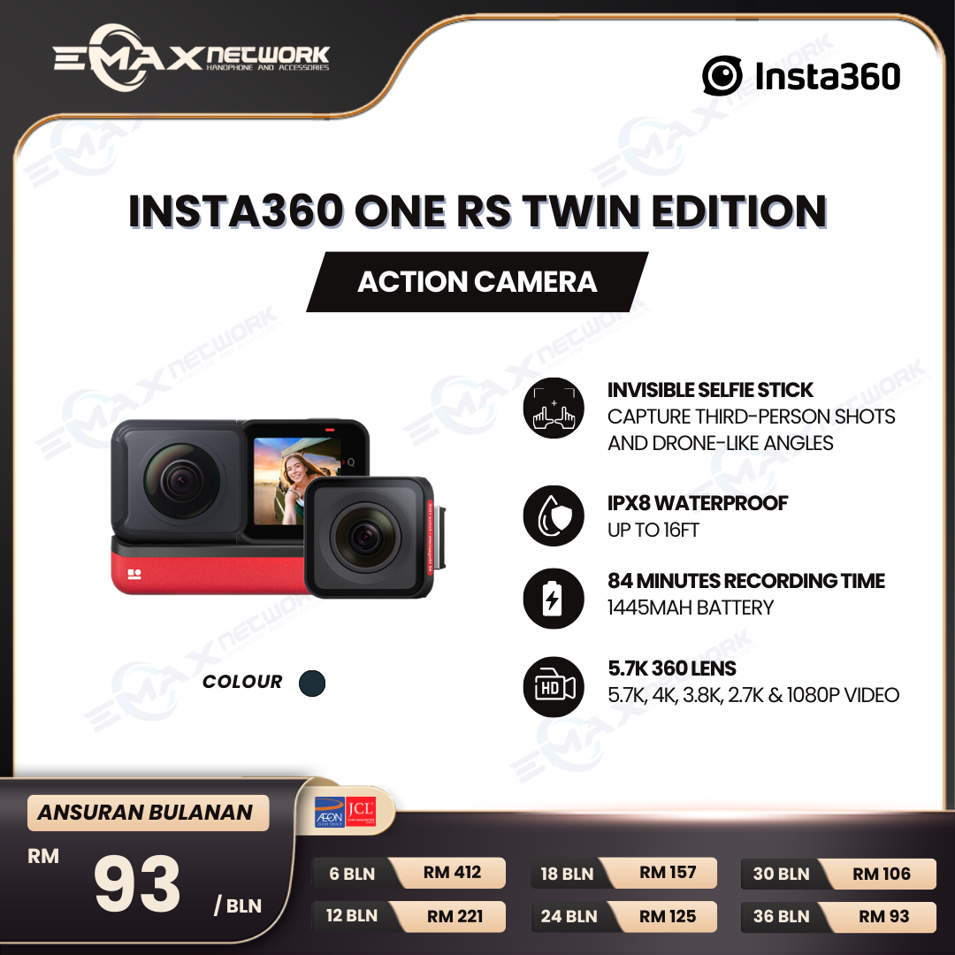 INSTA360 ONE RS TWIN EDITION – EMAX NETWORK SDN BHD