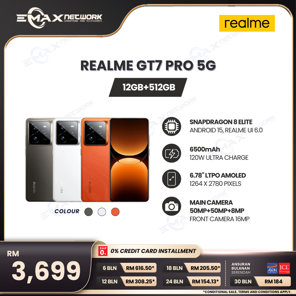 REALME GT7 PRO 5G (12GB+512GB) – EMAX NETWORK