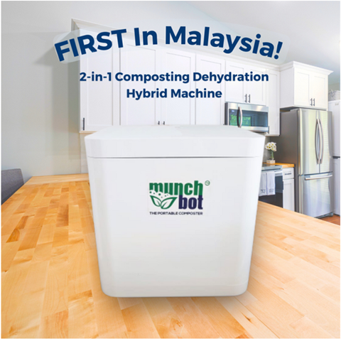MunchBOT MB02 | Hybrid Food Waste Composter I 2kg per cycle I Process ...
