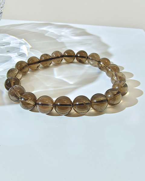 茶水晶｜Smoky Crystal Dhara–Shakti धार–शक्ति｜承載之力 – Momo Starry 暮之晶