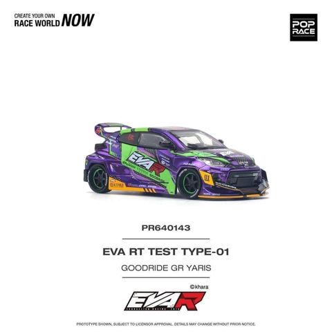 POP RACE 1/64 EVA RT TEST TYPE-01 GOODRIDE GR YARIS – Collectors Bay Hobby