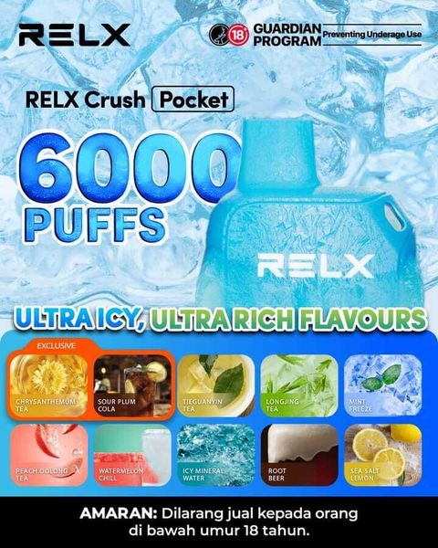 RELX POCKET 6000 PUFF – Vape Sanctuary