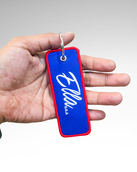 ELLA USA PREMIUM FABRIC EMBROIDERY KEYCHAIN – ROCKQUEEN