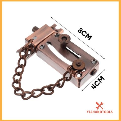 Heavy Duty Door Bolt Chain / Door Latch / Door Chain & Bolt Lock (ANTIQUE COPPER) Selak Pintu ...