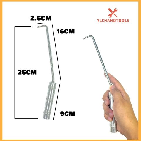 10" Manual Steel Bar Hook Hand Rebar Hook Wire Tie Up Construction Site ...