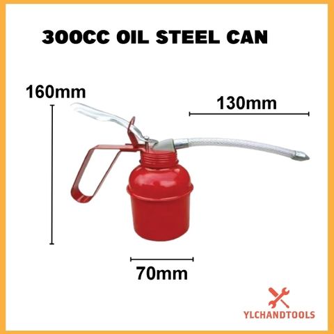 Oil Can Jing Ling Tools Oil Steel Can Capacity Pump Oiler with Long ...
