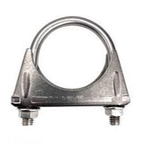 EXHAUST CLAMP STEEL U-SCREW WITH PLATE U SHAPE PIPE CLIP KLIP BENTUK U ...
