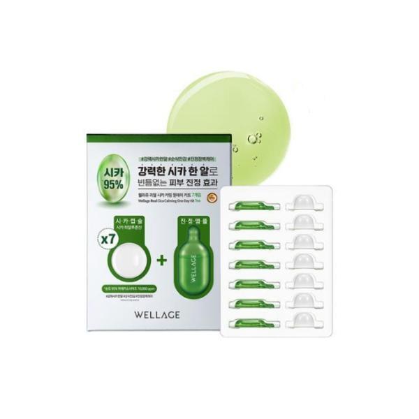 WELLAGE Real Cica Calming One Day Kit 7ea – The Beauty Story Shop