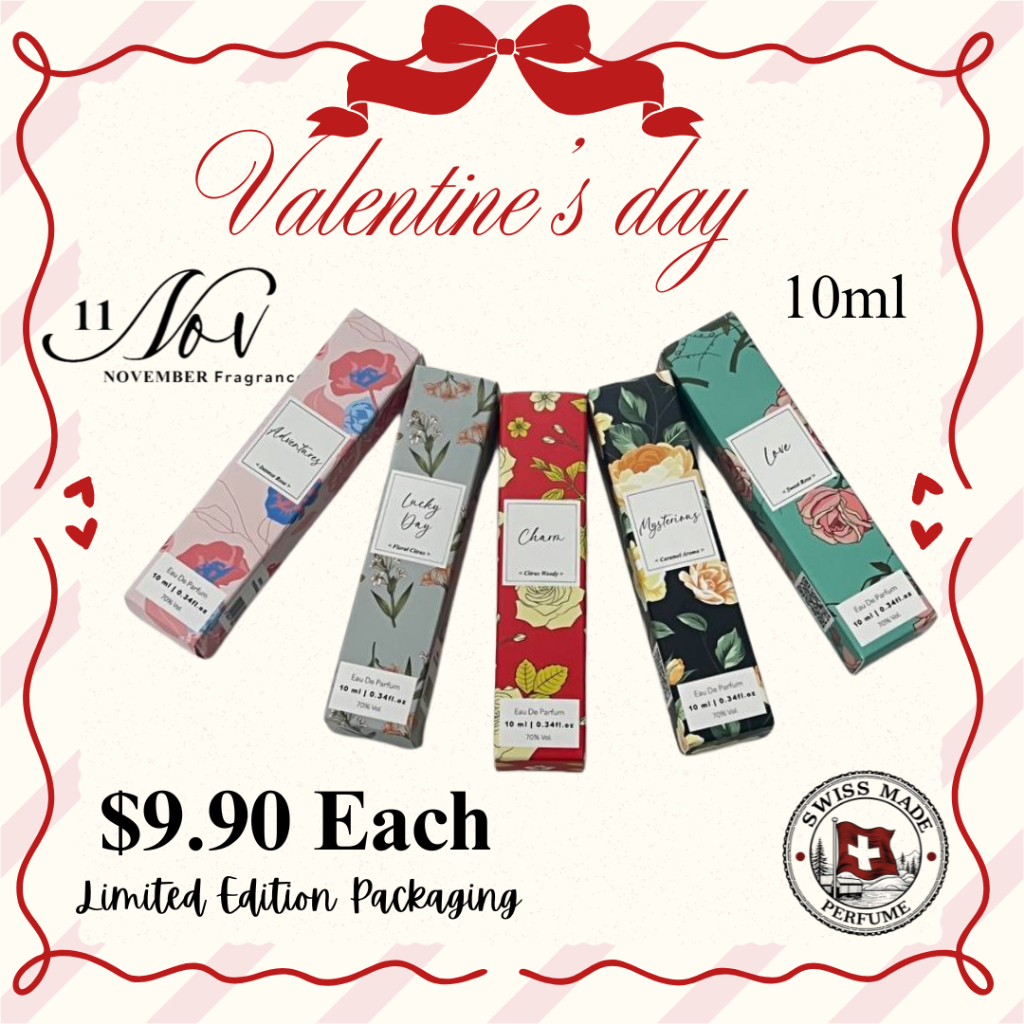 November Fragrance LIMITED EDITION Floral Collection Inspired Swiss ...