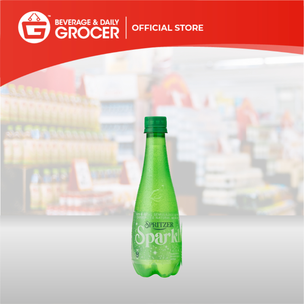 Spritzer Sparkling Natural Mineral Water 24 x 400ML (24 Bottles) 1 Carton – Beverage & Daily ...