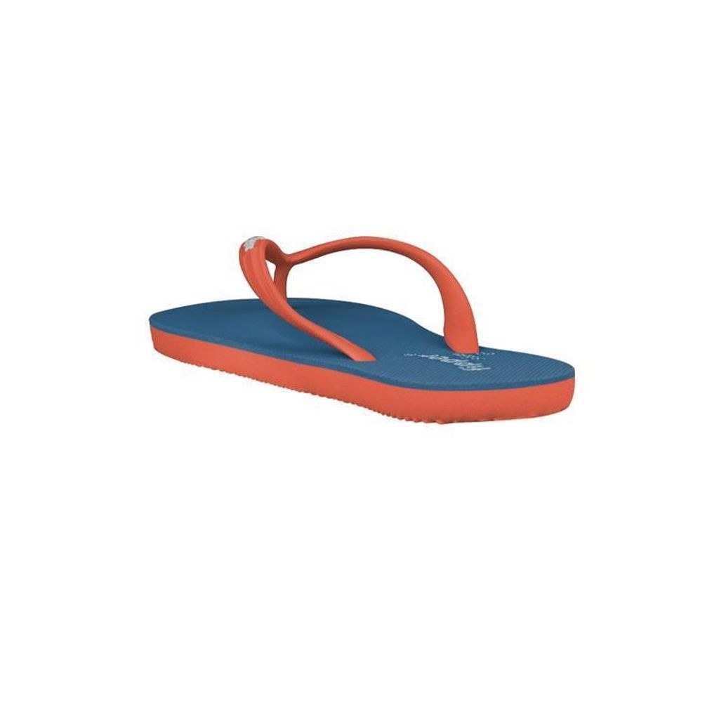Fipper Slim Rubber for Women in Blue (Snorkel) / Peach – Fipper Slipper