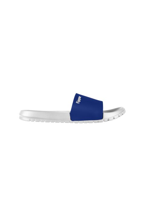 Fipper Trail Plus Non-Rubber Sandal for Unisex in White / Navy – Fipper ...
