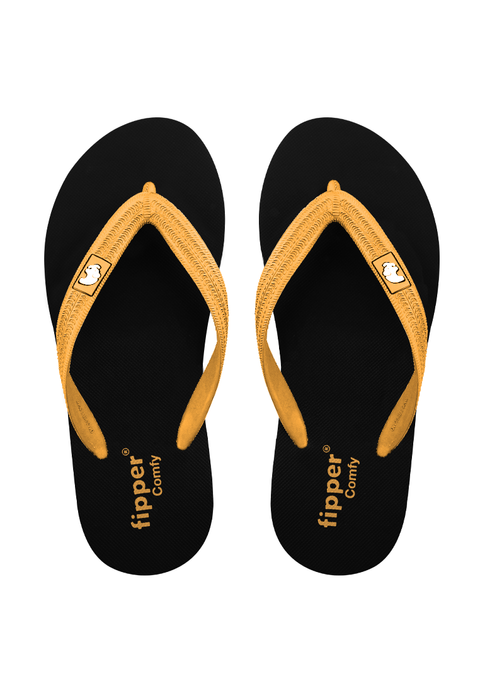 Fipper Comfy Rubber for Men in Yellow (Goldenroad) – Fipper Slipper