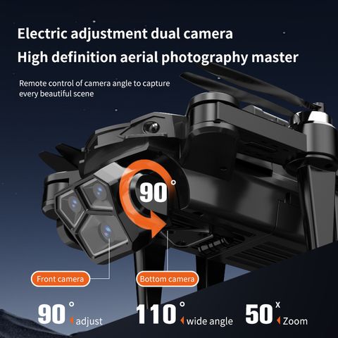 S7 Drone Carbon Skin Brushless Motor Led Light 360° Obstacle Avoidance ...