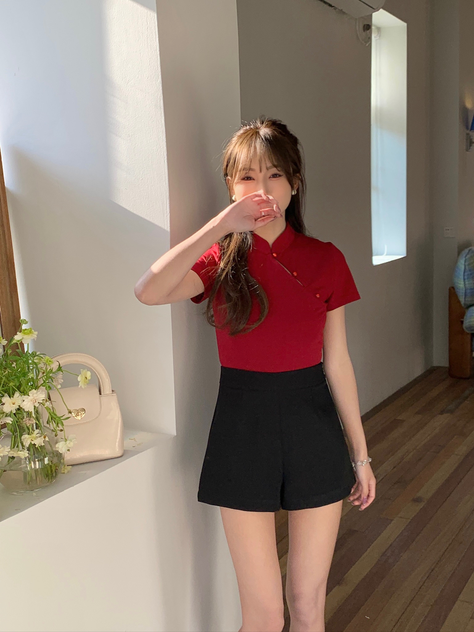 REMI BASIC SHORTS (BLACK) – YOOMI STUDIO