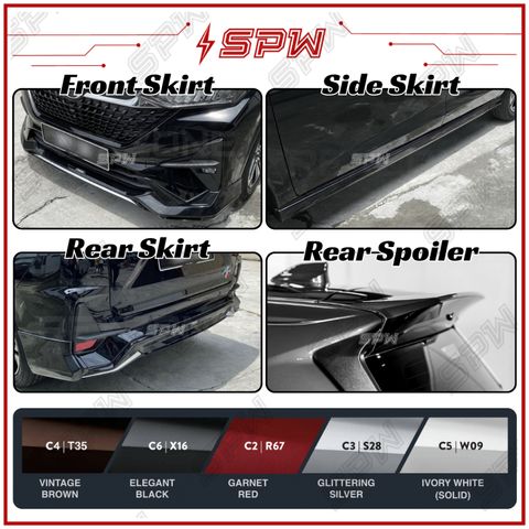 Perodua Alza D27A (2022-2024) GEAR UP GU Bodykit Front Lip Rear ...