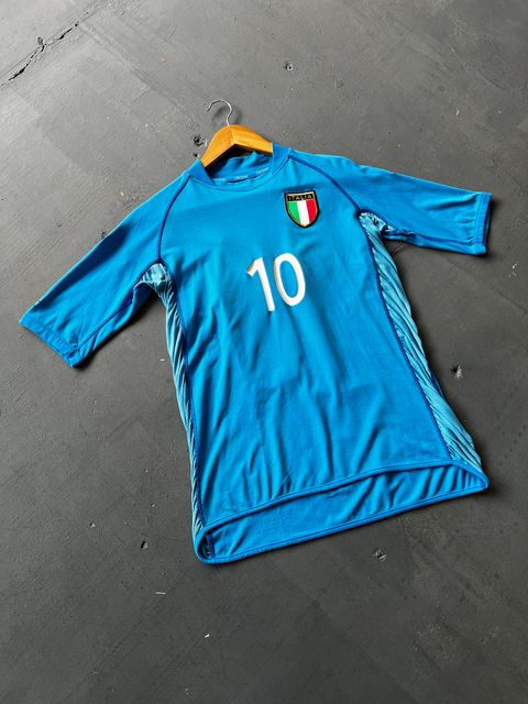 Italy Kappa 2002 Home Kit Football Jersey #10 Baggio – Arscha Allspace