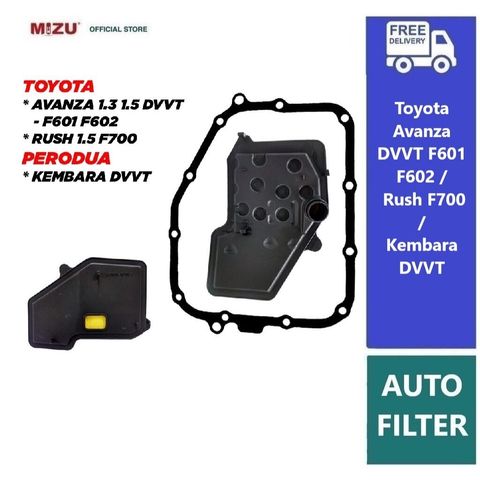MIZU Auto Transmission Filter ATF - Toyota Avanza DVVT F601 F602 / Rush ...