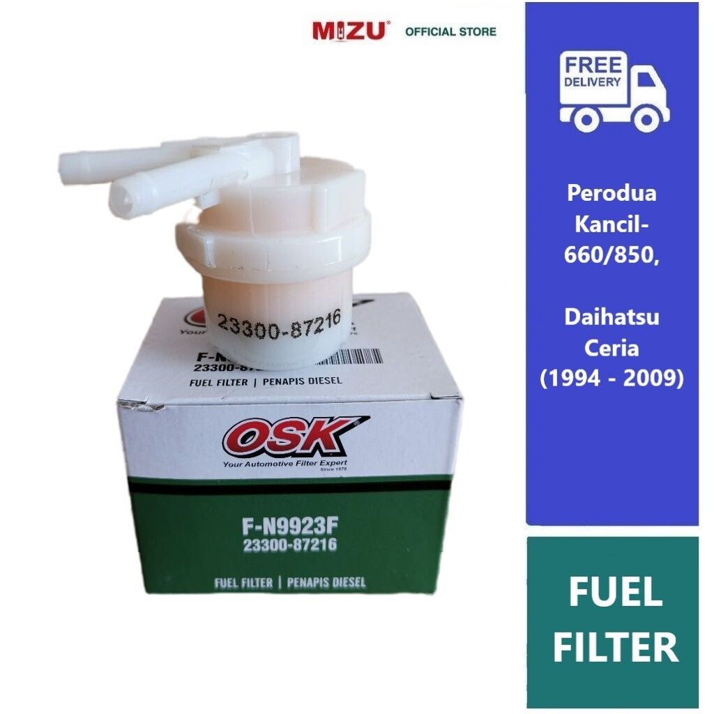 Mizu OSK Plastic Fuel Filter For Perodua Kancil F-N9923 – MIZU