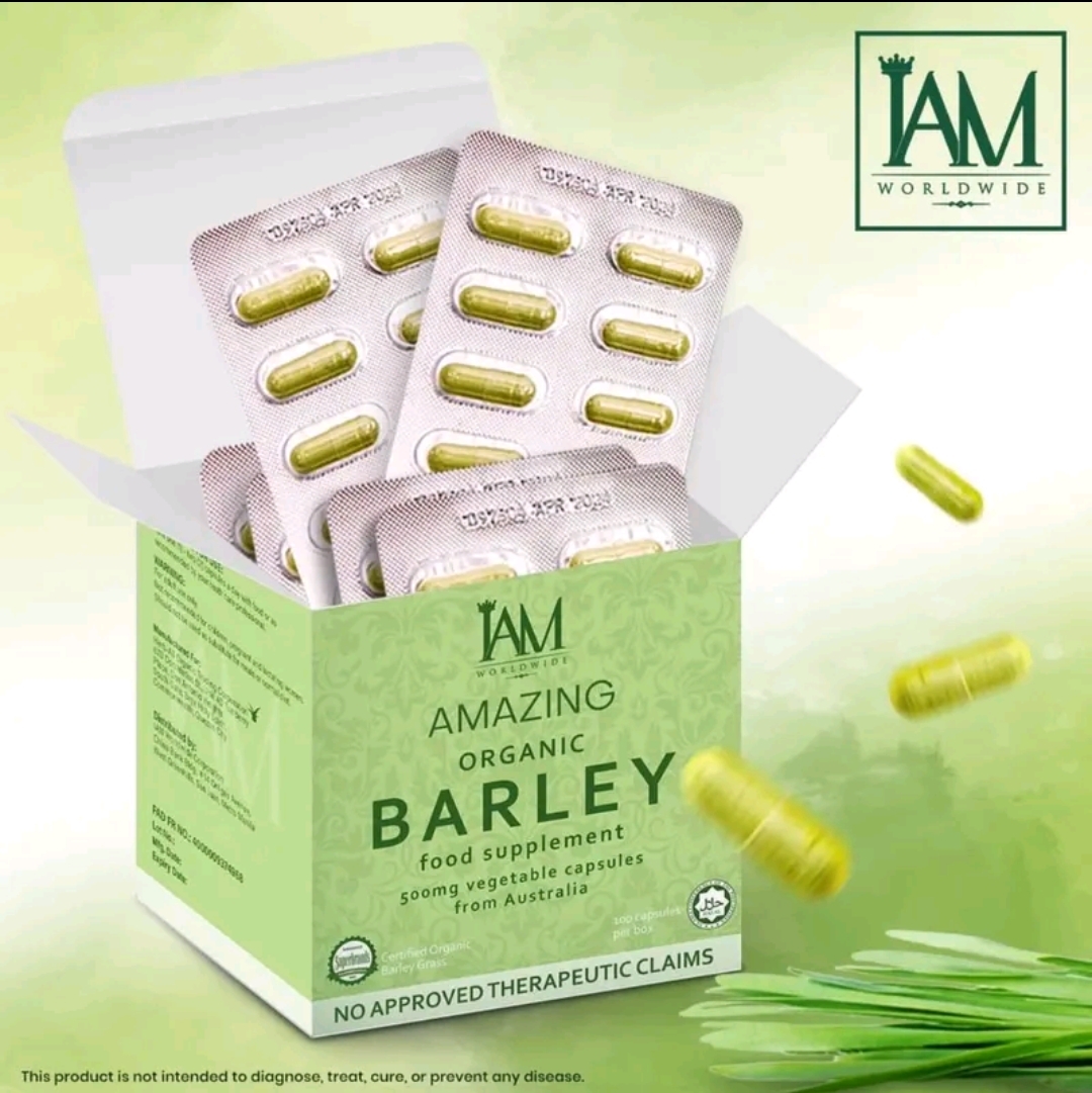 Amazing PURE organic BARLEY Capsules💯 – Wealthy NATURE