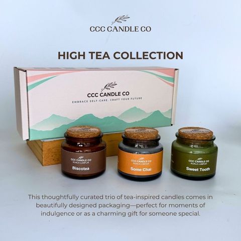 High Tea Candle Trio Set – CCC Candle Co