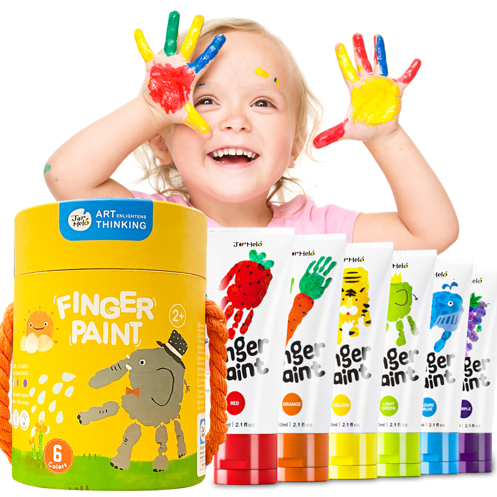 Jar Melo Finger Paint - Colors Set – ZenZion Wonders