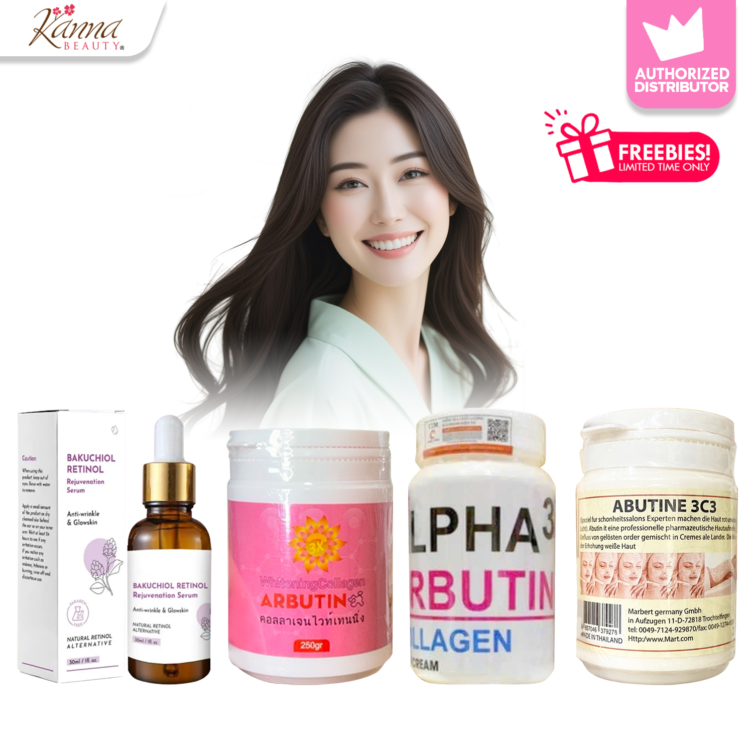 ABUTINE 3C3 WHITENING CREAM INTENSE WHITENING CREAM ABUTIN / Bakuchiol ...