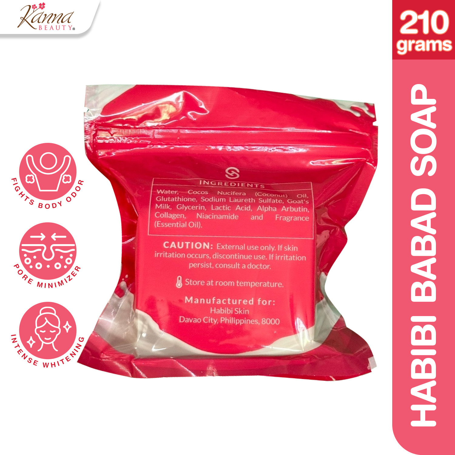 Habibi Skin Essentials Babad Soap 210g | Bar Soap, Removes Body odor ...