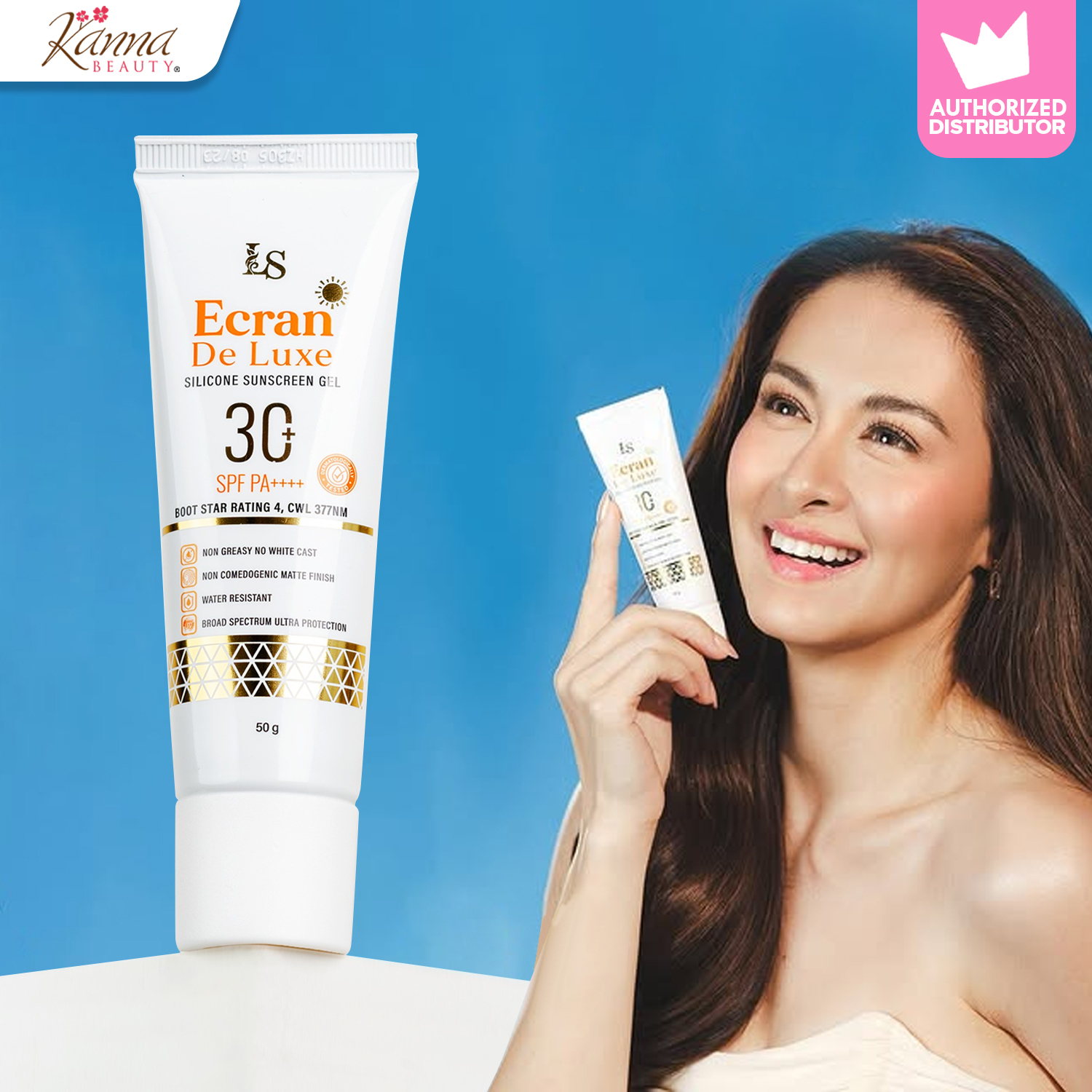 Luxe Skin Ecran De Luxe Sunscreen Gel (50g) – Kanna Beauty