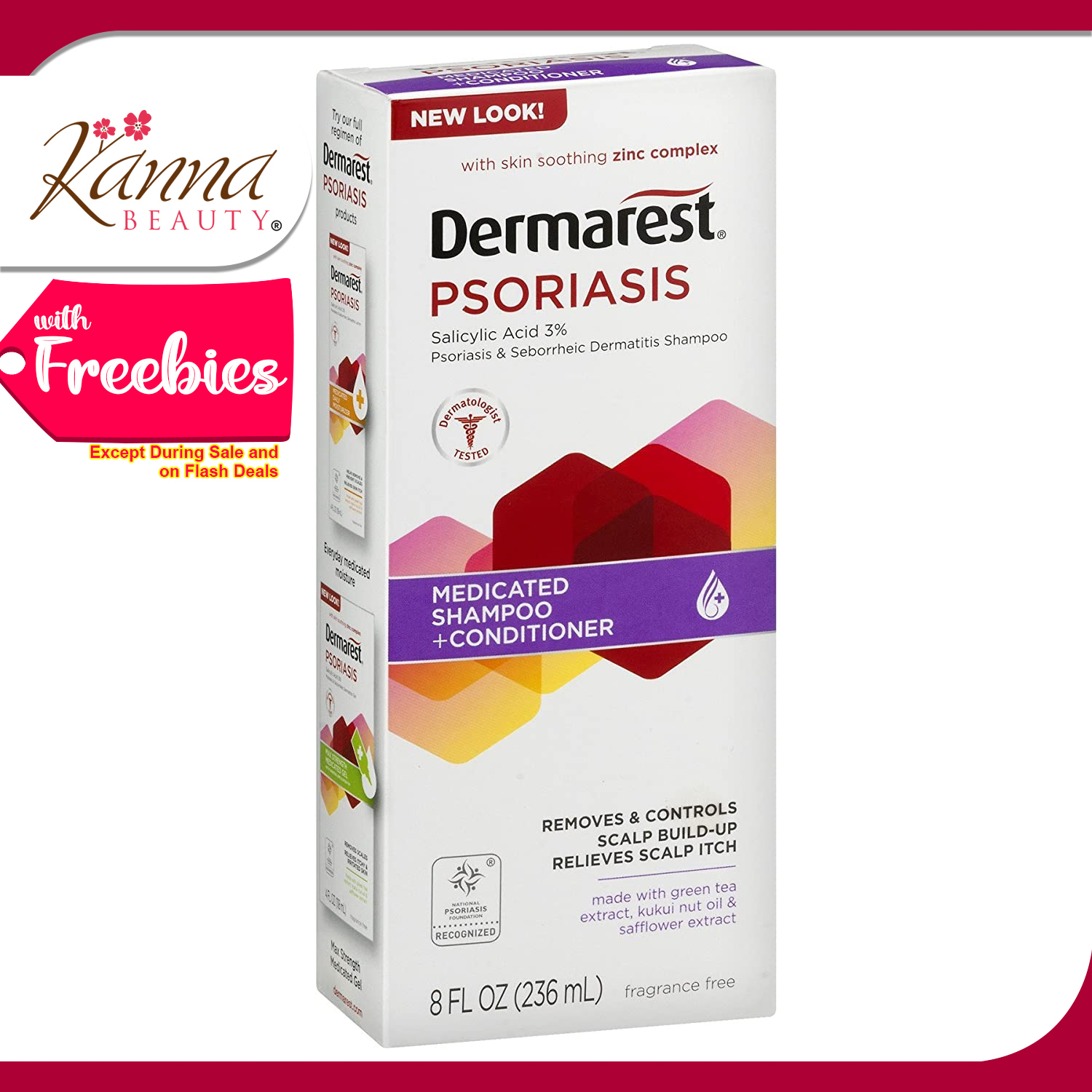 Dermarest Psoriasis Medicated Shampoo and Conditioner – Kanna Beauty