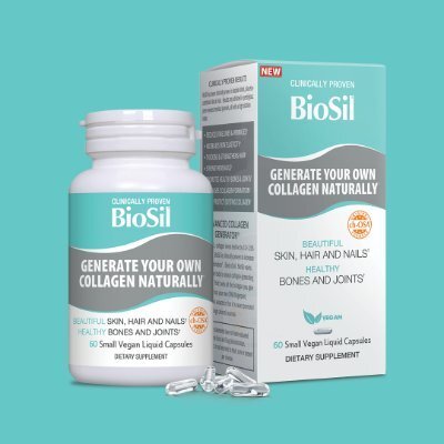 BioSil Advanced Collagen Generator 60 Small Vegan Liquid Capsules ...