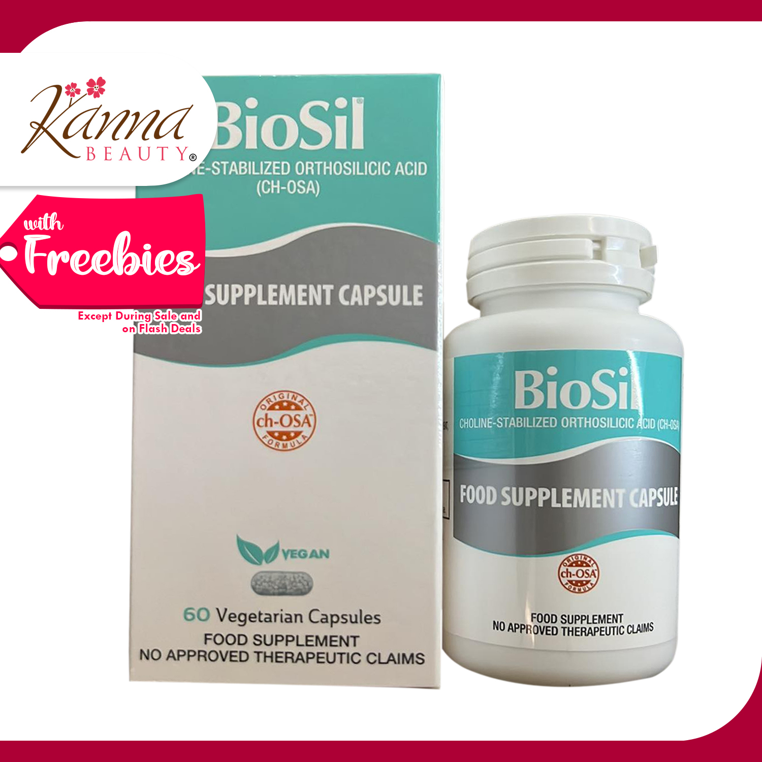 BioSil by Natural Factors ch-OSA Advanced Collagen Generator 60 ...