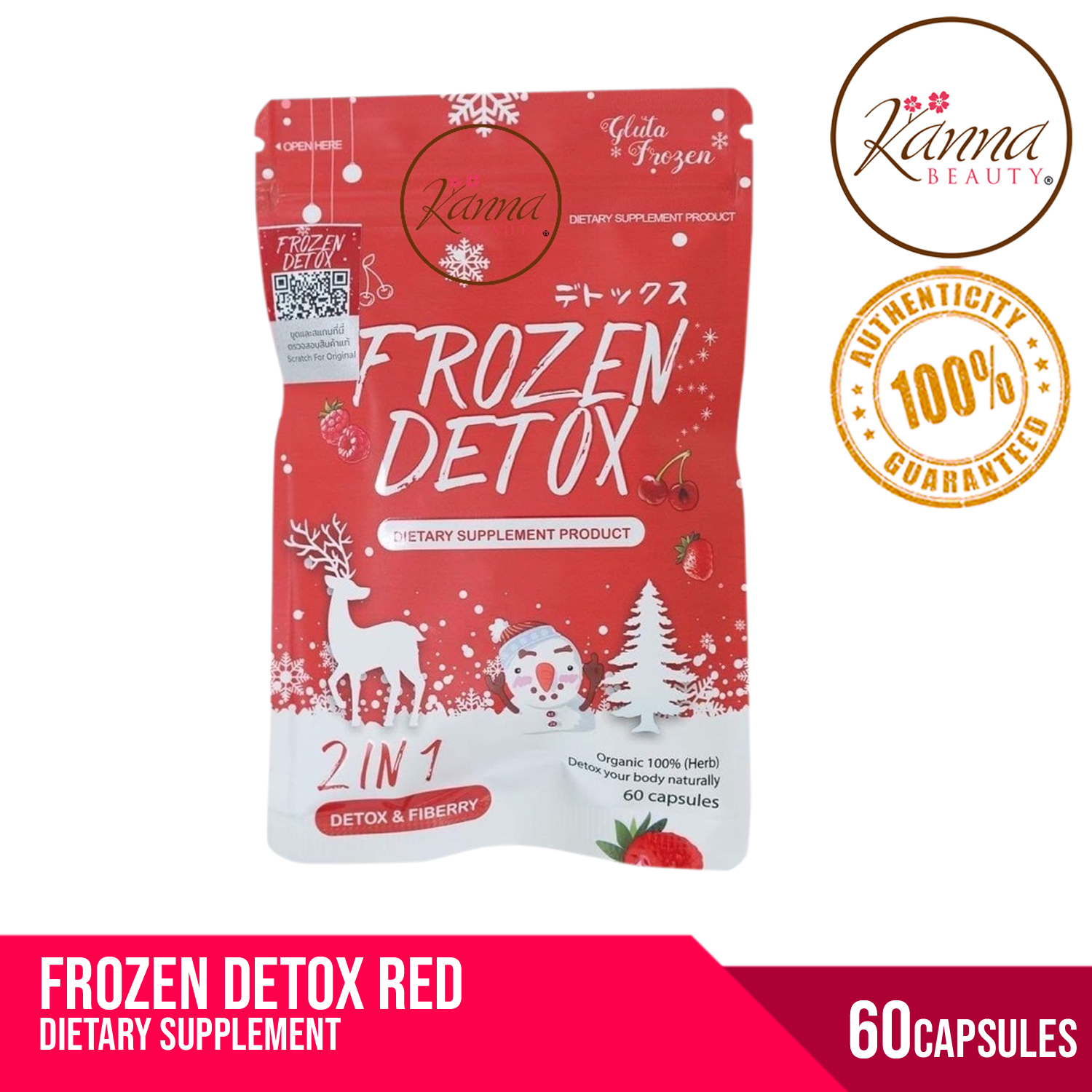 Frozen Detox Red ( Direct From Thailand) NATURAL DETOX & SLIMMING ...