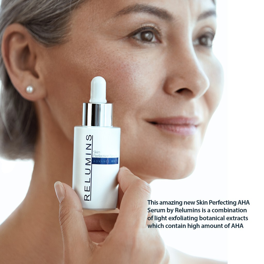 Relumins Advance White Skin Perfecting Serum with 7% AHA Formula 50g ...